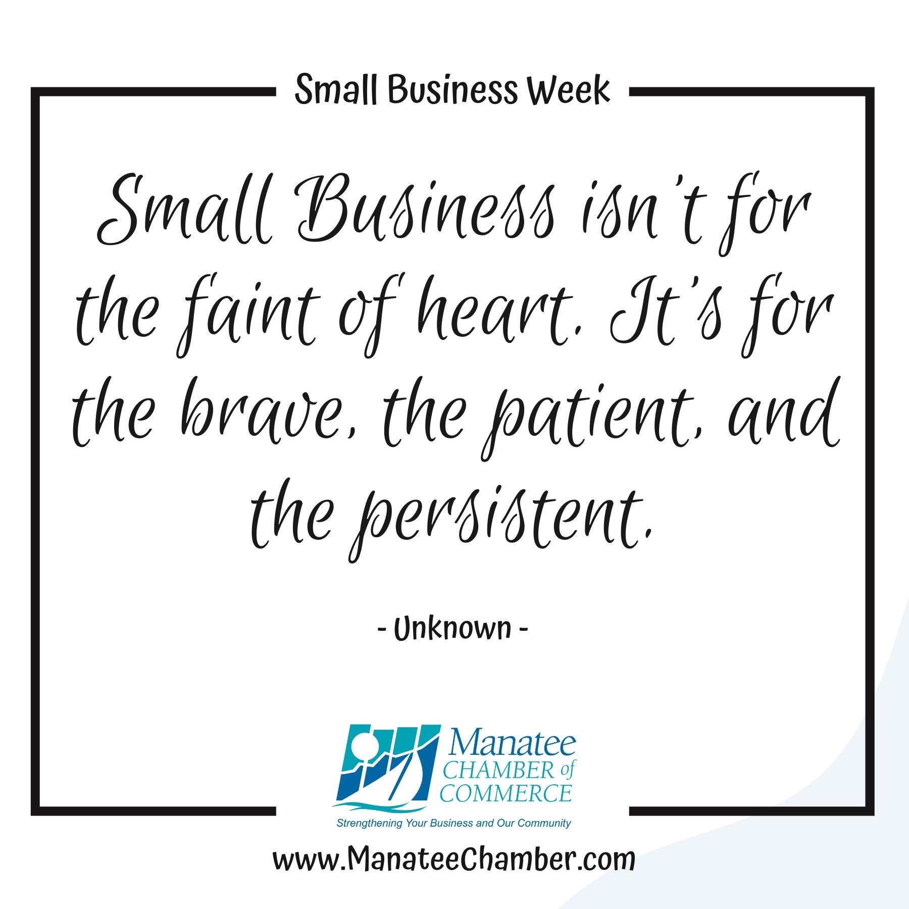 Small Business Week - Manatee Chamber of Commerce